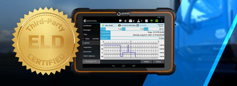 ISAAC's Electronic Logging Devices Certified in Canada