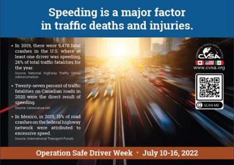 Operation Safe Driver Week: Reduce Speed to Save Lives